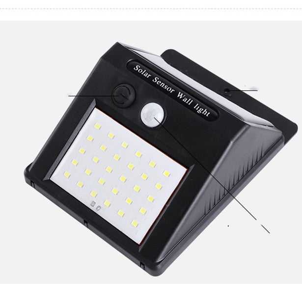 Solar Garden LED Sensor Light – Outdoor Lamp | Ectron Online