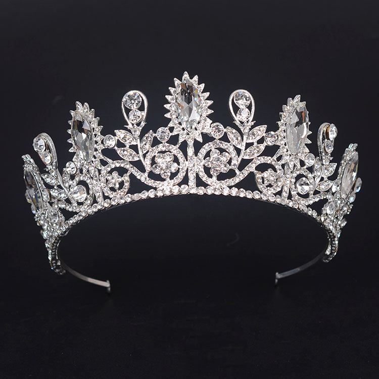 Royal Sunflower Bride Crown - Crystal Wedding Tiara HG584 – Ectron Online