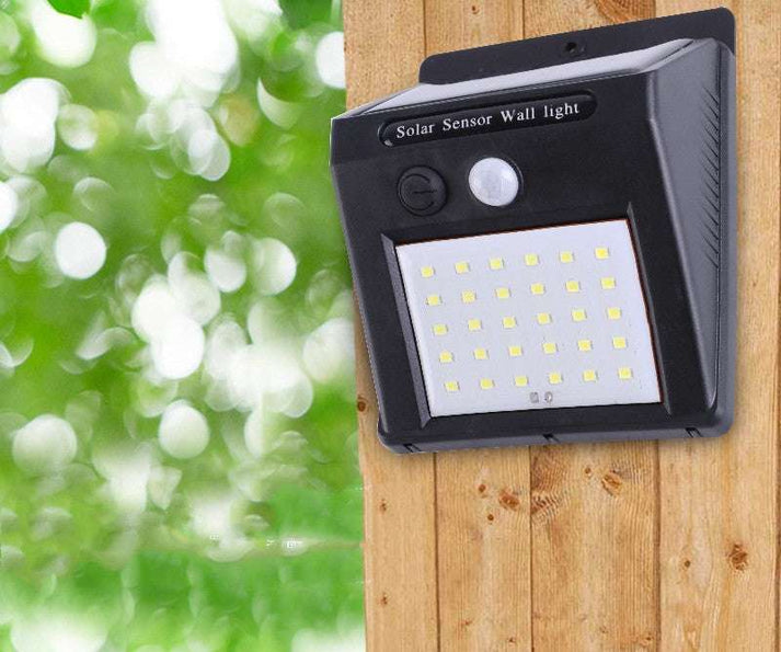 Solar Garden LED Sensor Light – Outdoor Lamp | Ectron Online